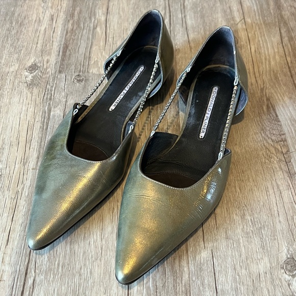 Donald J. Pliner | Shoes | Donald J Pliner Shimmering Olive Loafers ...